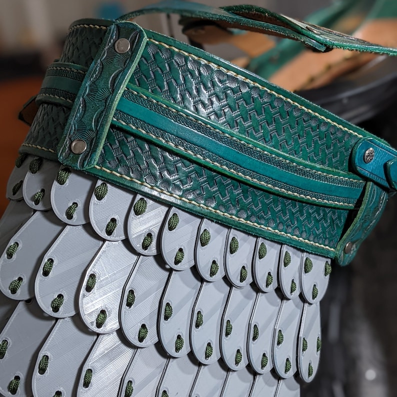 Western Han Dynasty Armor Plate, 3D STL File Printable Model, Lamellar ...