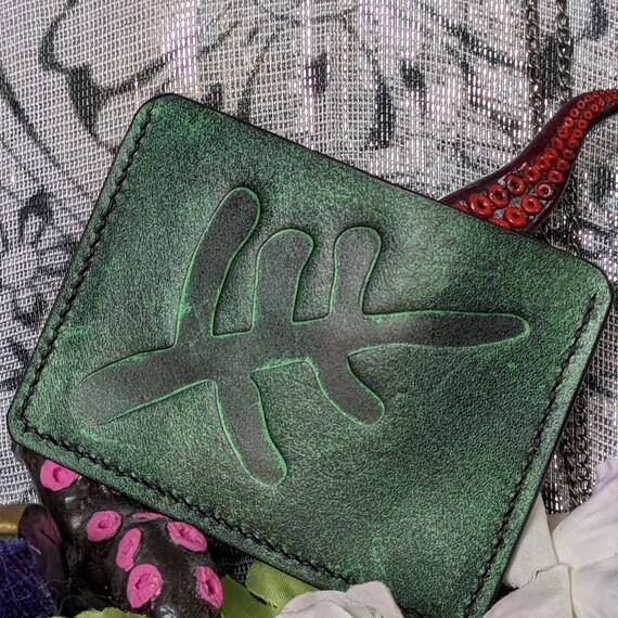 Elder Sign Wallet Cthulhu Wallet Card Wallet Lovecraft | Etsy