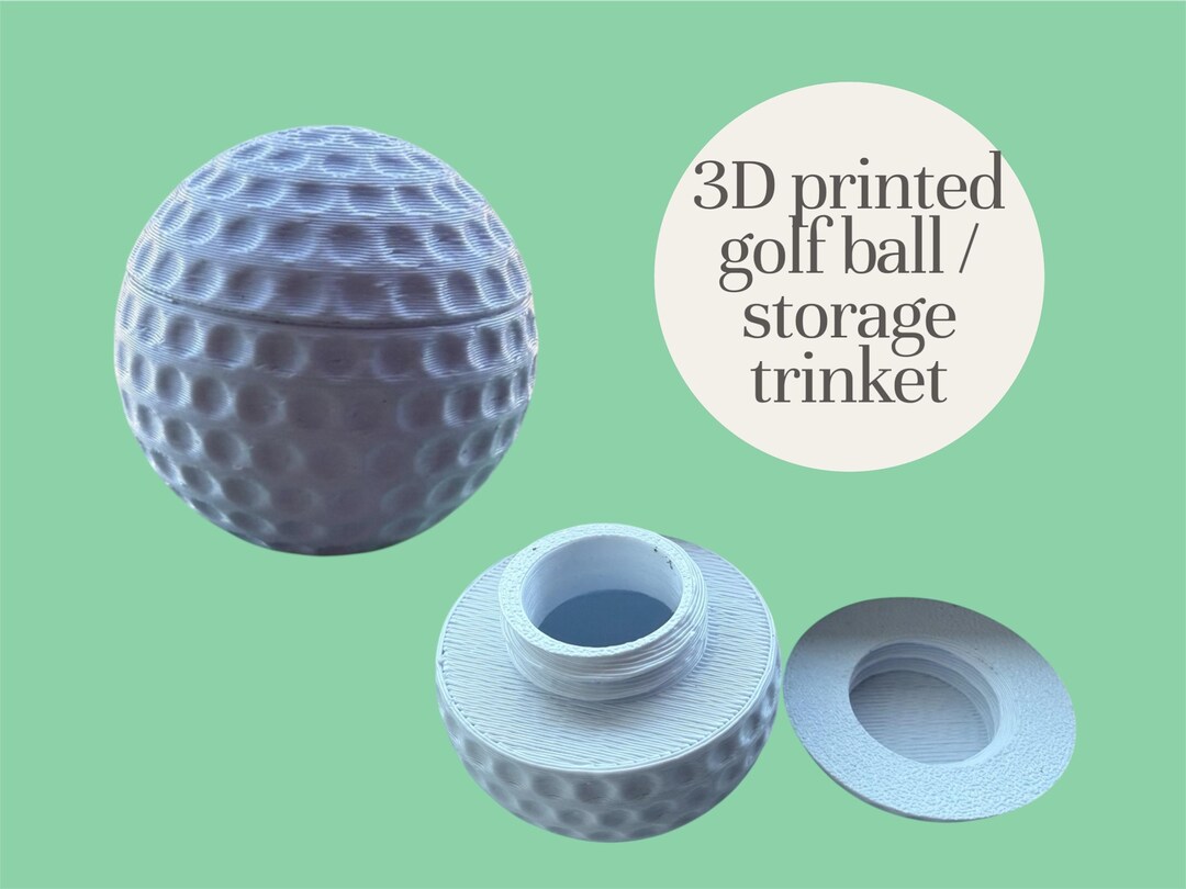 3D Printed Golf Ball Storage Container / Secret Stash – Watertight ...