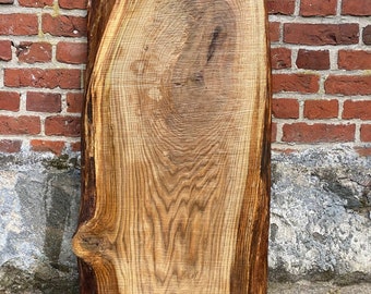 White Oak Live Edge Slab , Solid Wood Board, Table Top, Oak, Natural ...