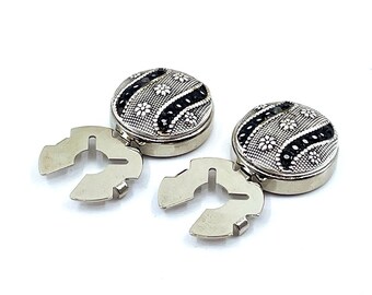 Shirt Button Cover Cufflinks, Handmade Gold Cufflinks, Orange Stone ...