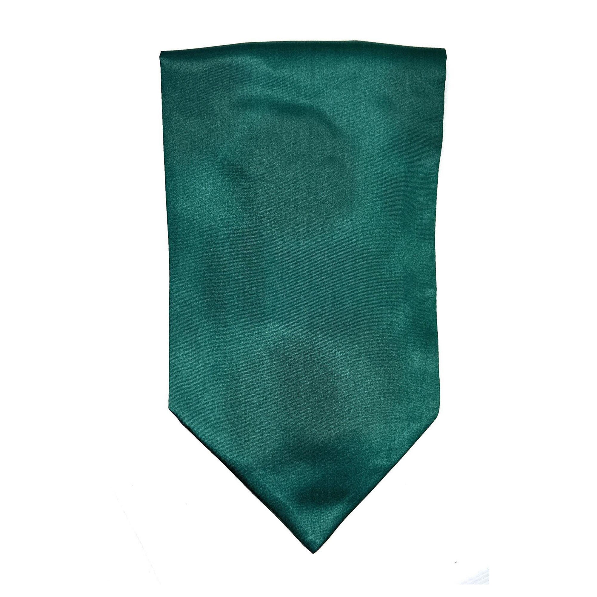 Emerald Green Satin Ascot Tie: Lightweight Silky Formal Cravat - Etsy