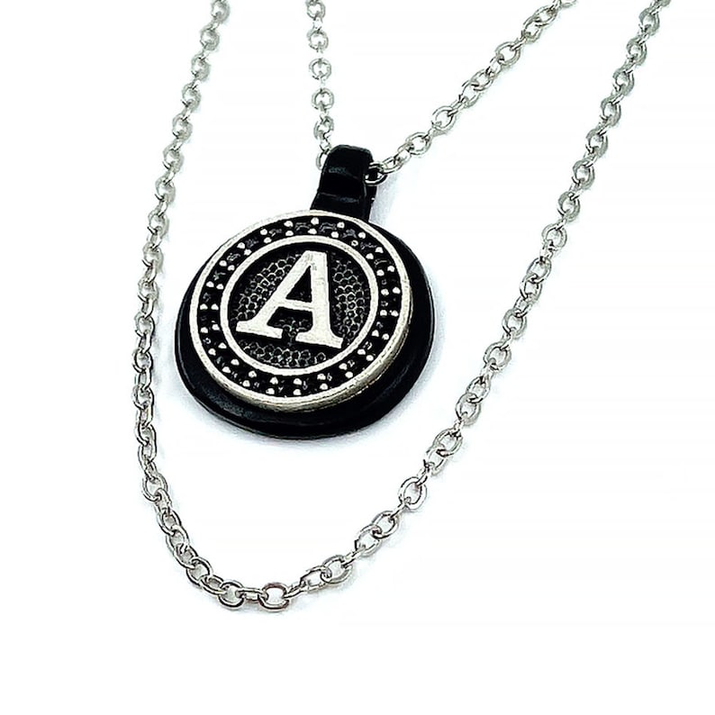 Personalized Tie Clip Chain Silver Tie Bar Initial - Etsy