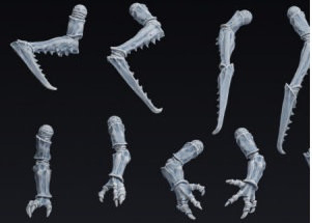Arms and Talons for Xeno-dragons | Miniature Wargaming Bits ...