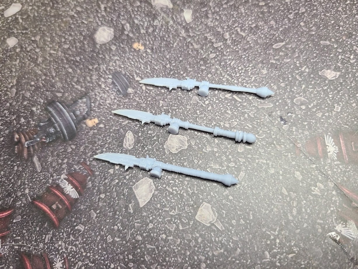 Demon Hunter Halberds for Cyber Paladins Tabletop Wargaming | Etsy