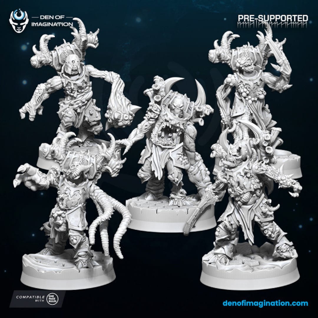 Interstellar Warp Zombies (modular Loadouts - Fits 40mm Bases ...