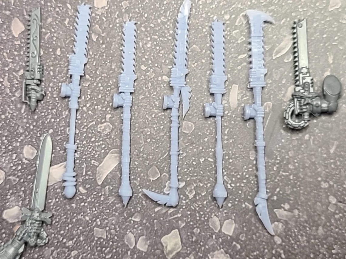 Buzz-saw Blades and Polearms for Heretics and Barbarians - Etsy