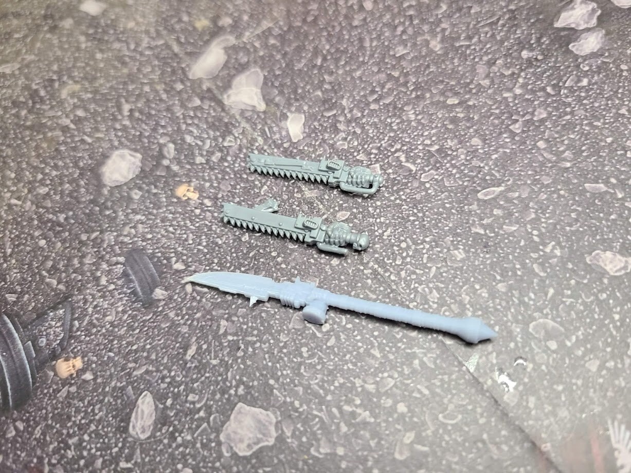 Demon Hunter Halberds for Cyber Paladins Tabletop Wargaming | Etsy