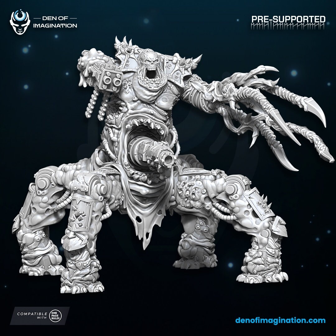 Overgrown Cyberdemon (pose Options / 2-pack Option) | Miniature ...
