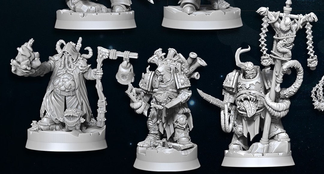 Contagious Champions (3 Versions / Fit 32/40mm Bases) | Miniature ...