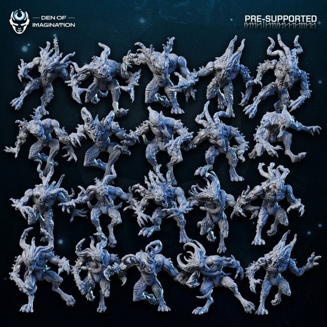 Swarming Voidcrawlers (highly Modular / 10 Poses / Fits 32mm Base ...