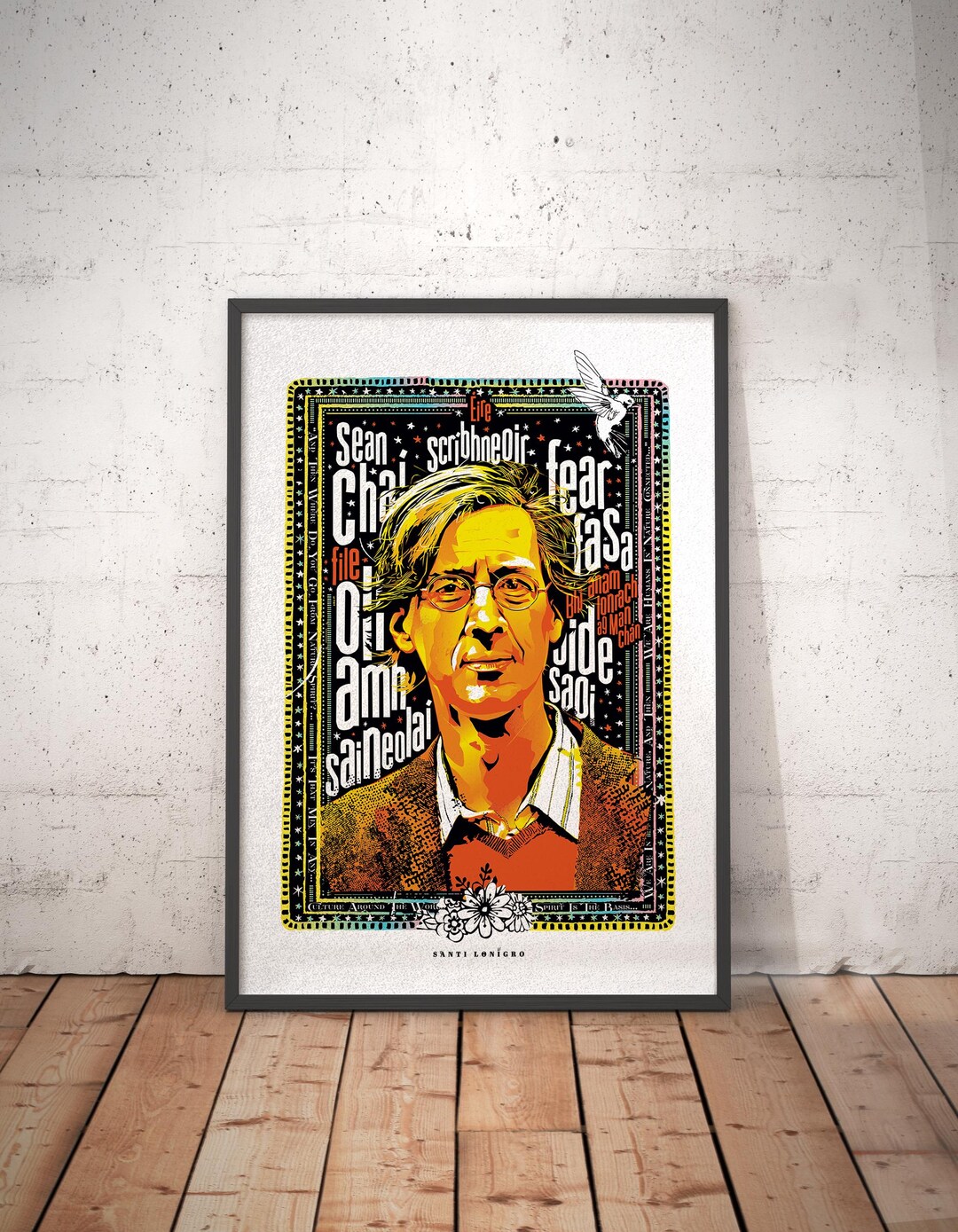 Manchán Magan A3 Poster: Illustrated Irish Culture Wall Art - Etsy