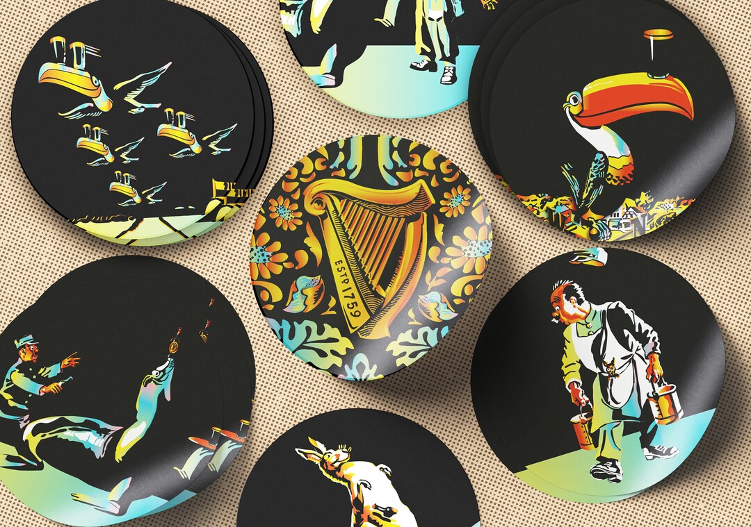 Guinness Stickers Ireland | Irish Guinness Ads | Lovely Day for a ...