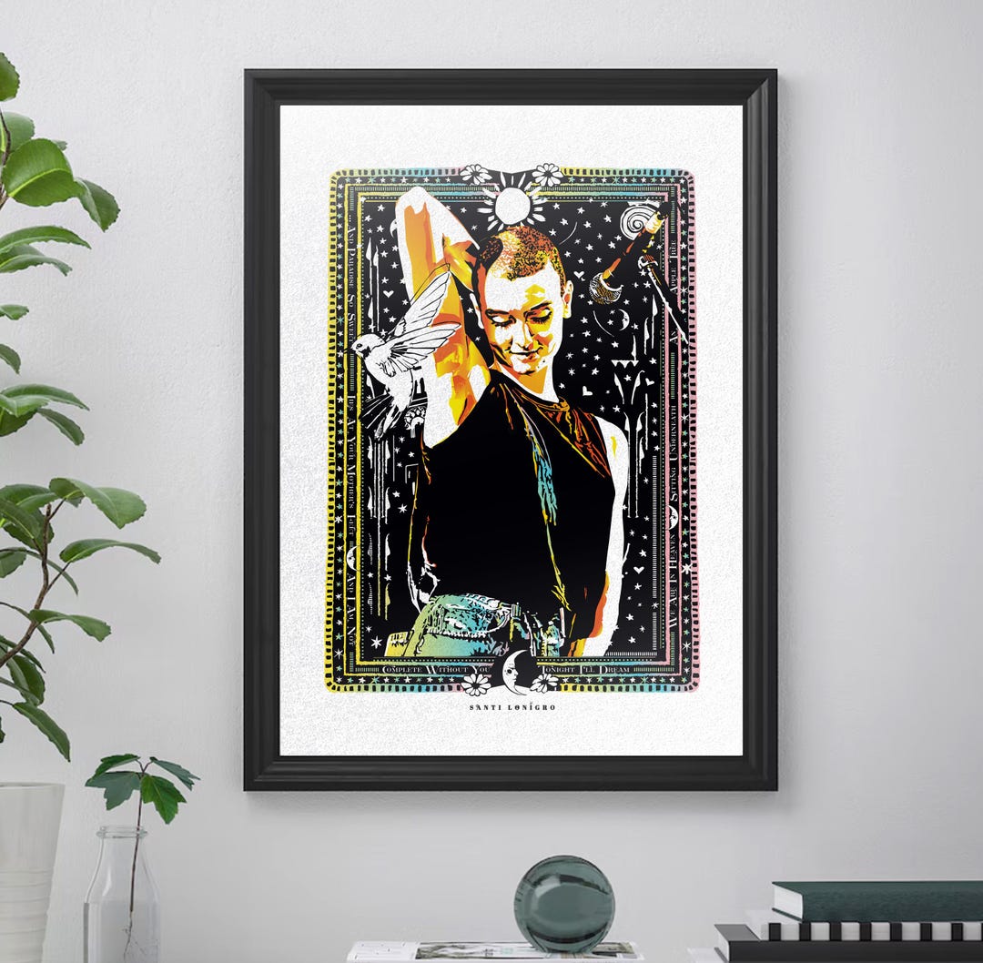 Framed Poster for Wall | Sinéad O'connor | Wall Deco | Irish Gifts ...