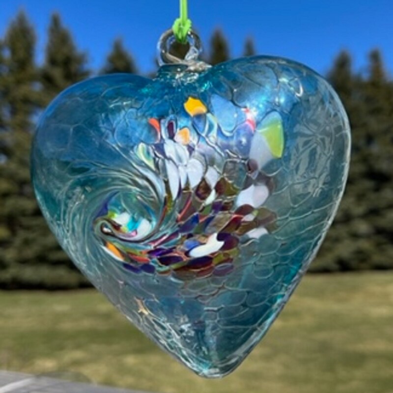 Glass Heart - Etsy