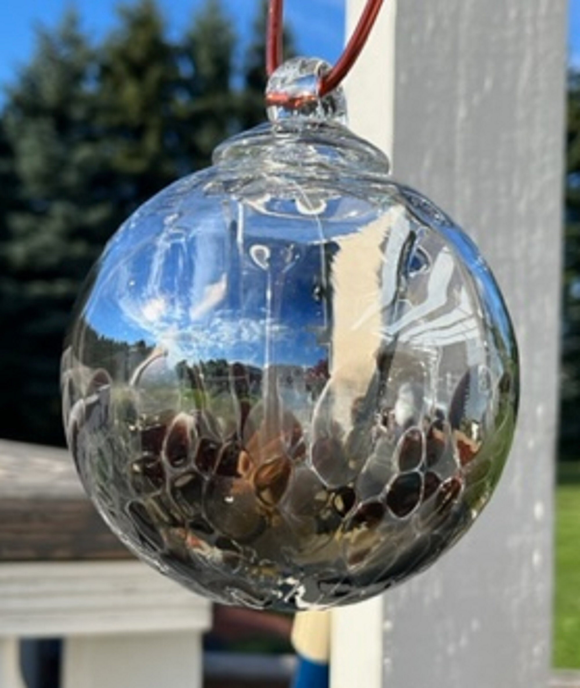 Glass Suncatcher Witch Balls Handblown Art Glass Window - Etsy
