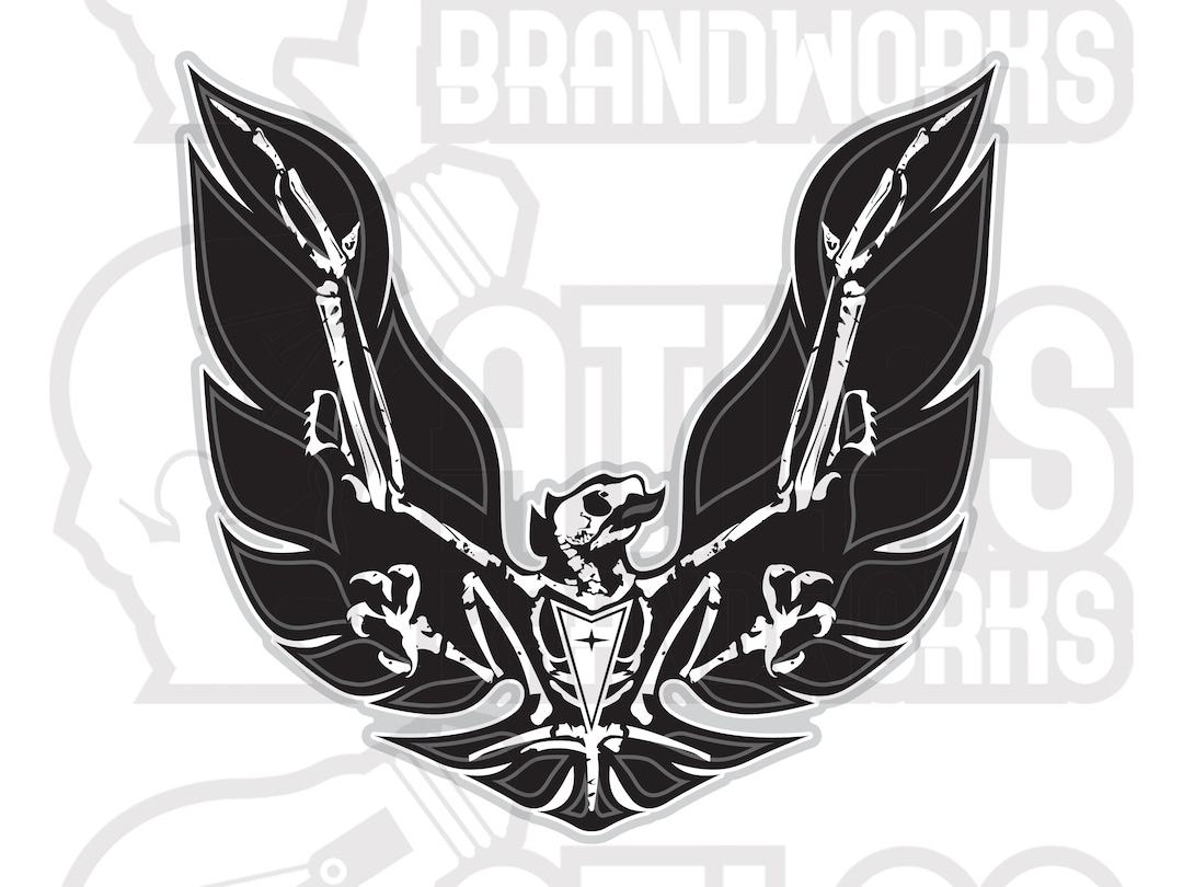 Firebird Skeleton, SVG, Classic Car, Trans Am, Hood, Pontiac, Hotrod - Etsy
