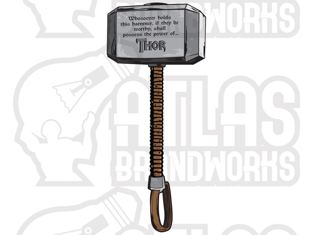 Thor Hammer, Marvel, God of Thunder, Comic, Mjölnir - Etsy