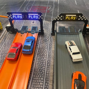 Timer for Hotwheels and Diecast Racing , Start Gate & Finish Line for ...
