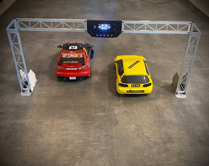 Start Gate & Lights for RC Tracks Drift Crawlers 1/10 1/24 1/32 Racing ...