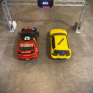 Start Gate & Lights for RC Tracks Drift Crawlers 1/10 1/24 1/32 Racing ...