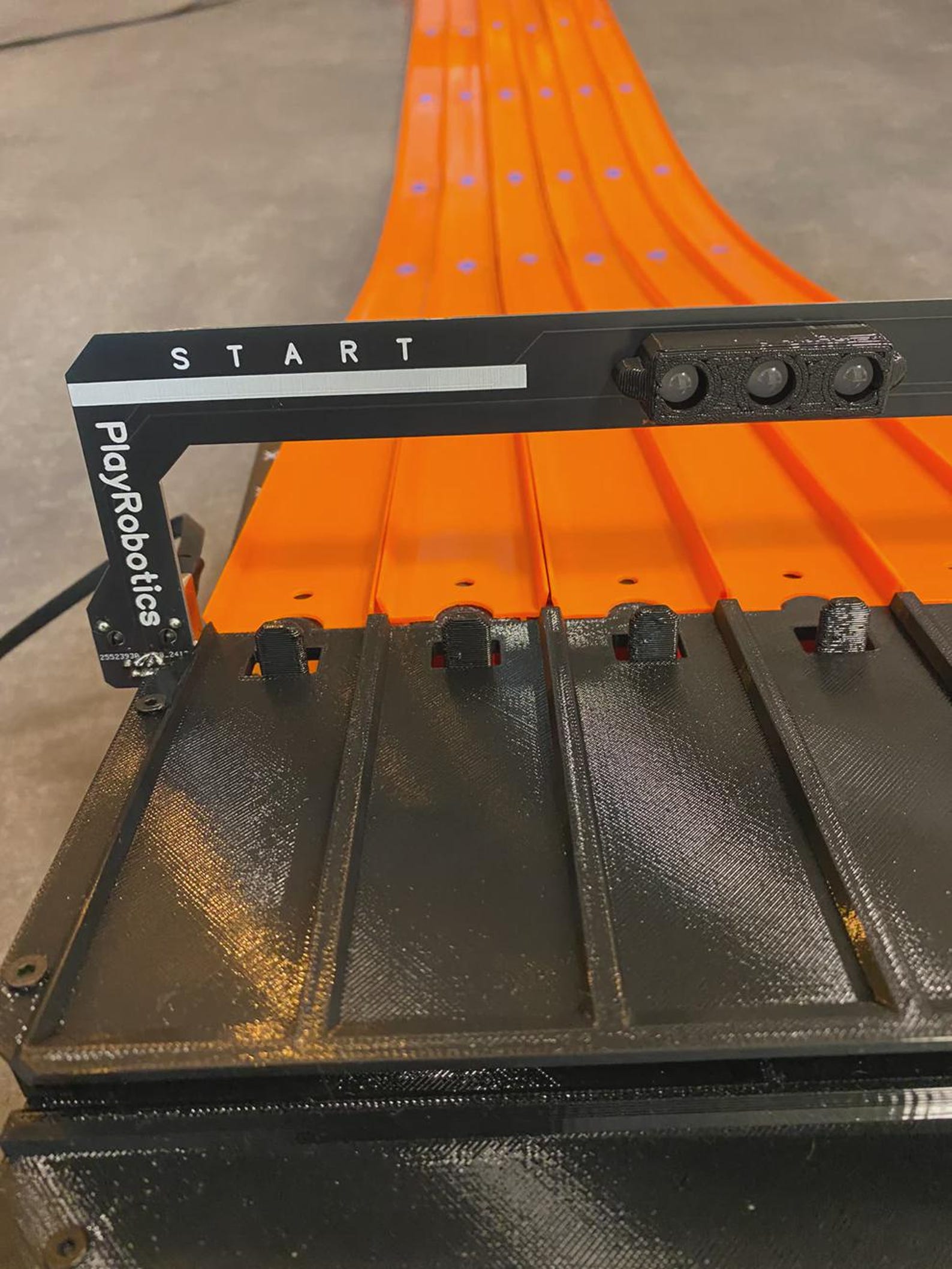 6 Lane Timing System for Hot Wheels Orange Tracks | Timer | Start Gate ...