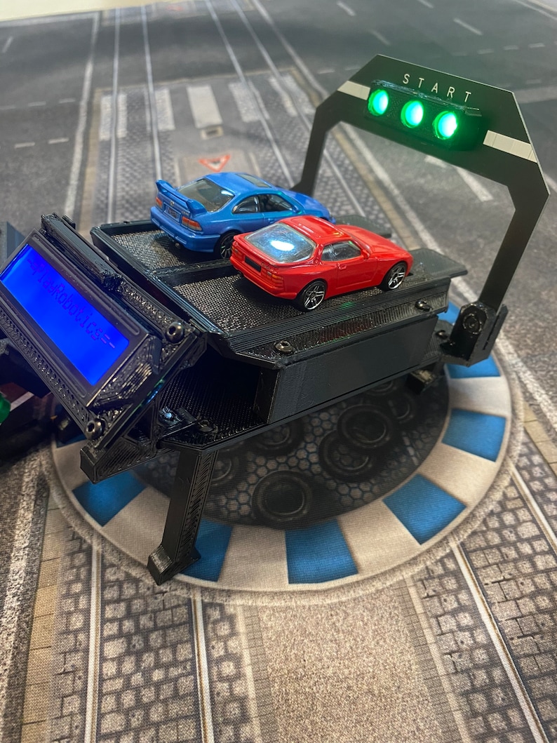 Timer for Hotwheels and Diecast Racing , Start Gate & Finish Line for ...