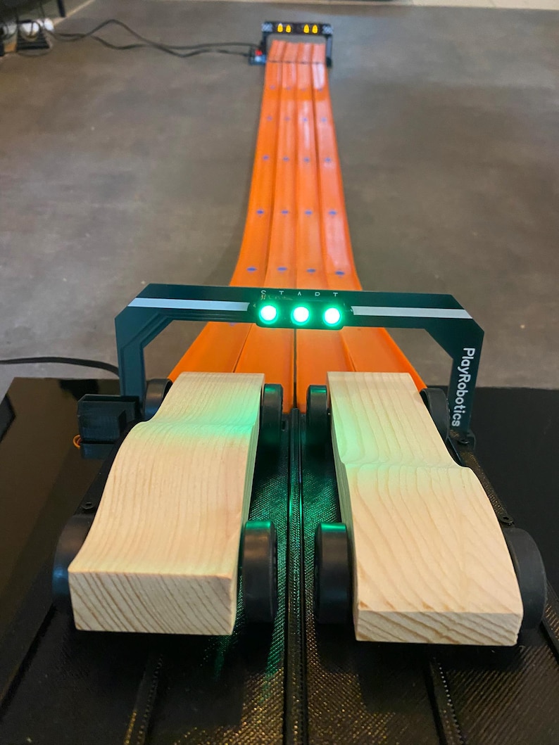 Pinewood Derby Racing Timing System for Orange Tracks DIY Track - Etsy