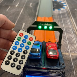 Timer for Hotwheels and Diecast Racing , Start Gate & Finish Line for ...
