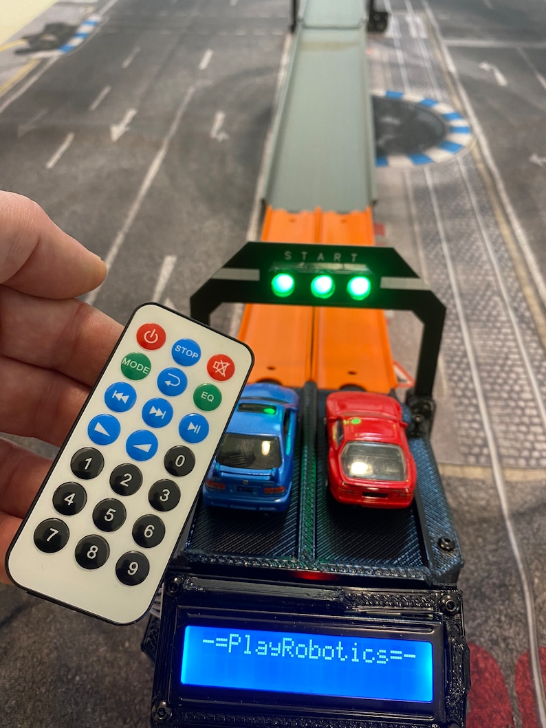 Timer for Hotwheels and Diecast Racing , Start Gate & Finish Line for ...