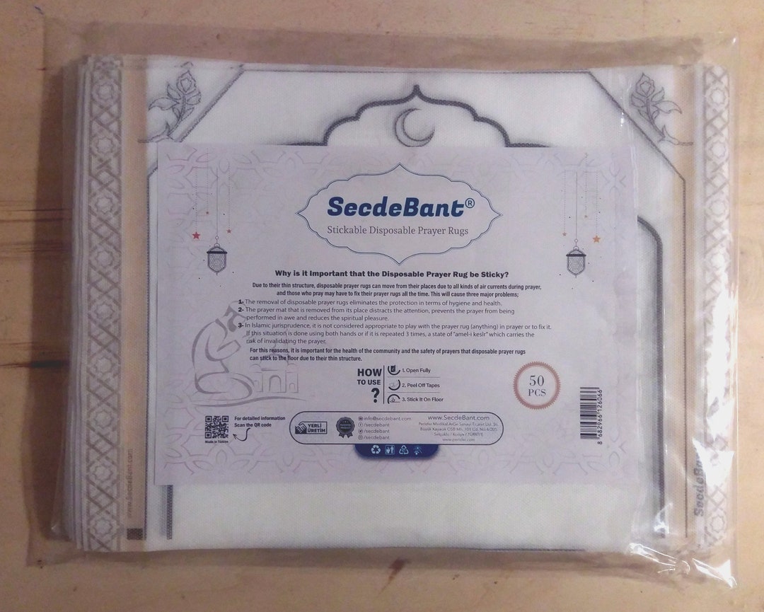 500 Pcs 10x50 Pcs Stickable Disposable Prayer Mat Prostration Tape ...