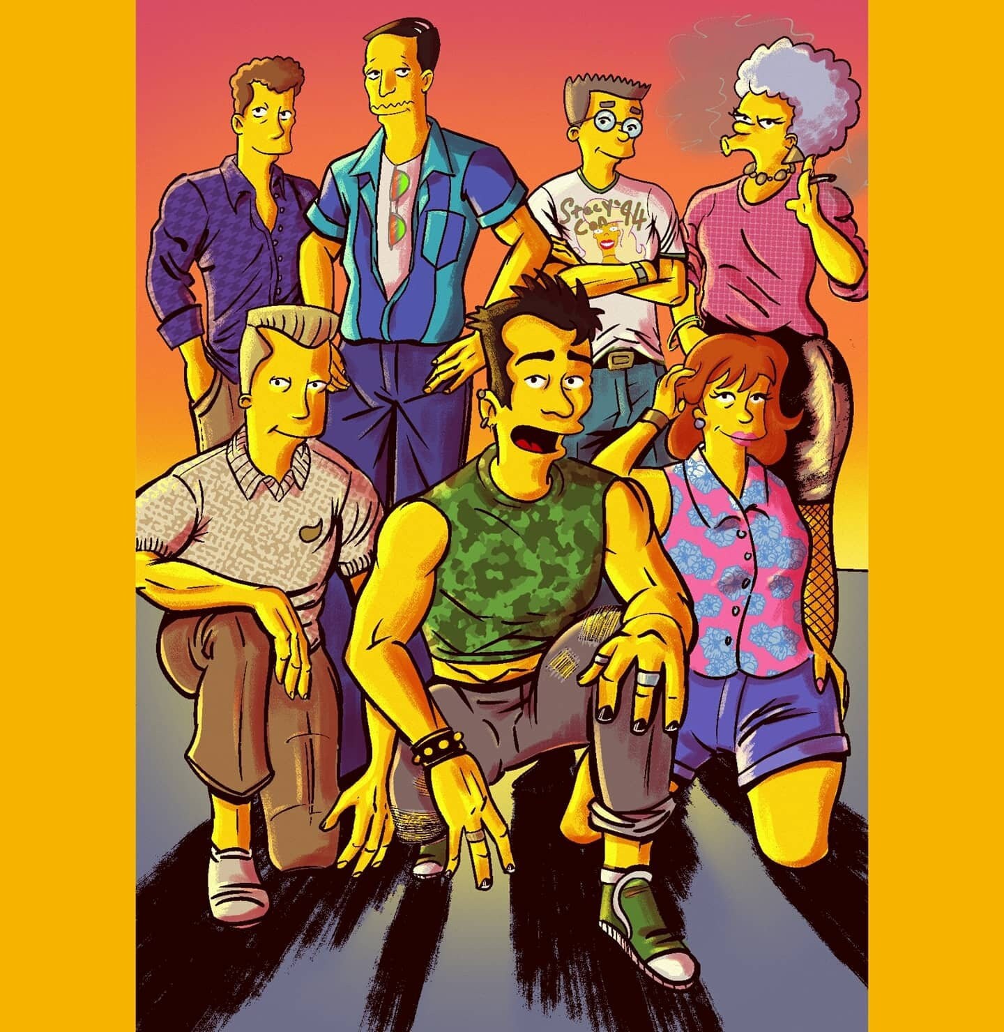 Simpsons Springfield Gay Pride A4 Gloss Prints - Etsy UK