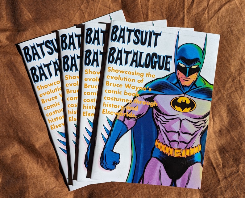 Batsuit Batalogue: Batman Costumes Zine - Etsy