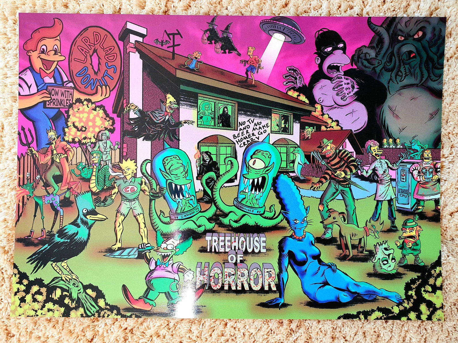 Simpsons Treehouse of Horror Full Colour A3 Gloss Print - Etsy
