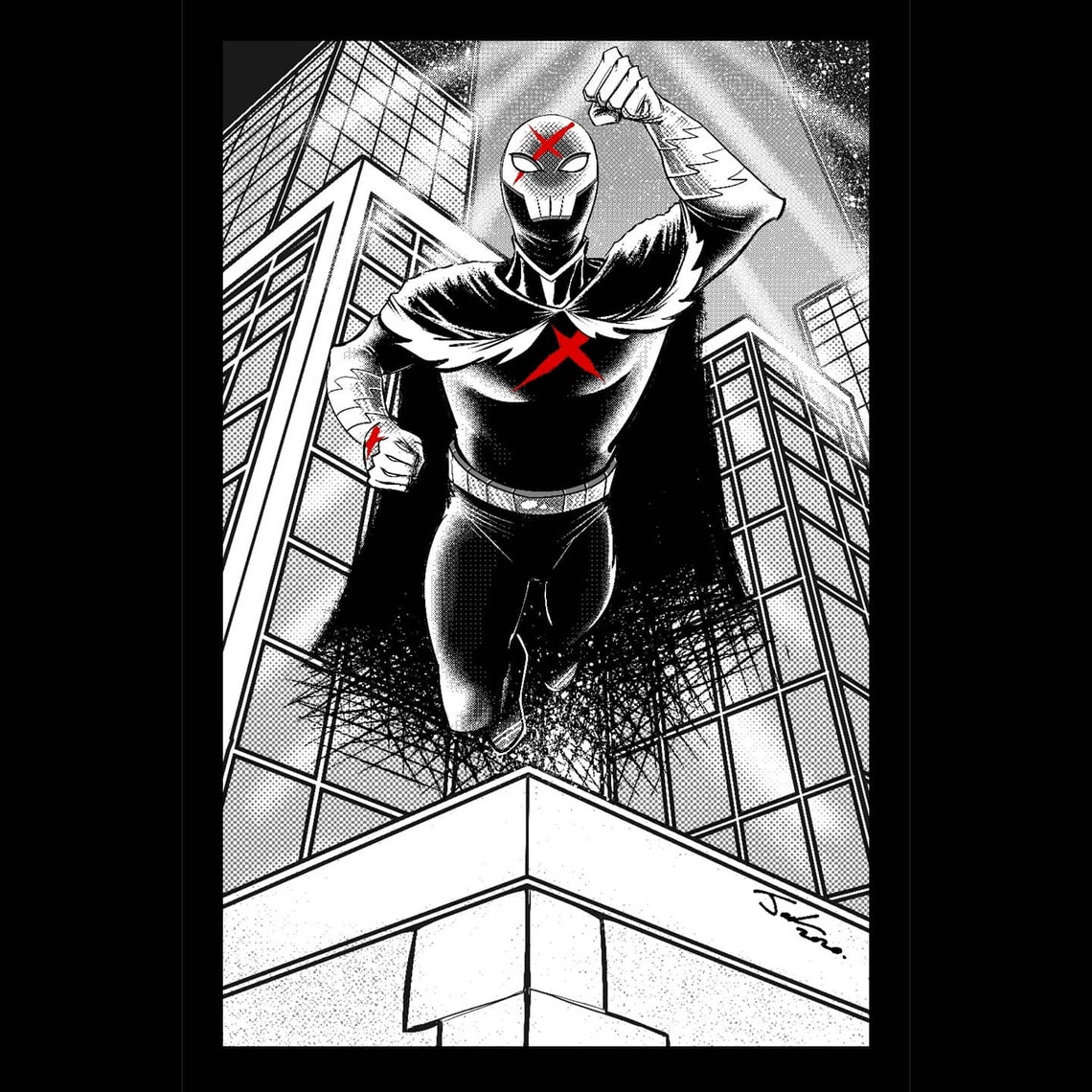 Red X Teen Titans Dc Comics A4 Print - Etsy