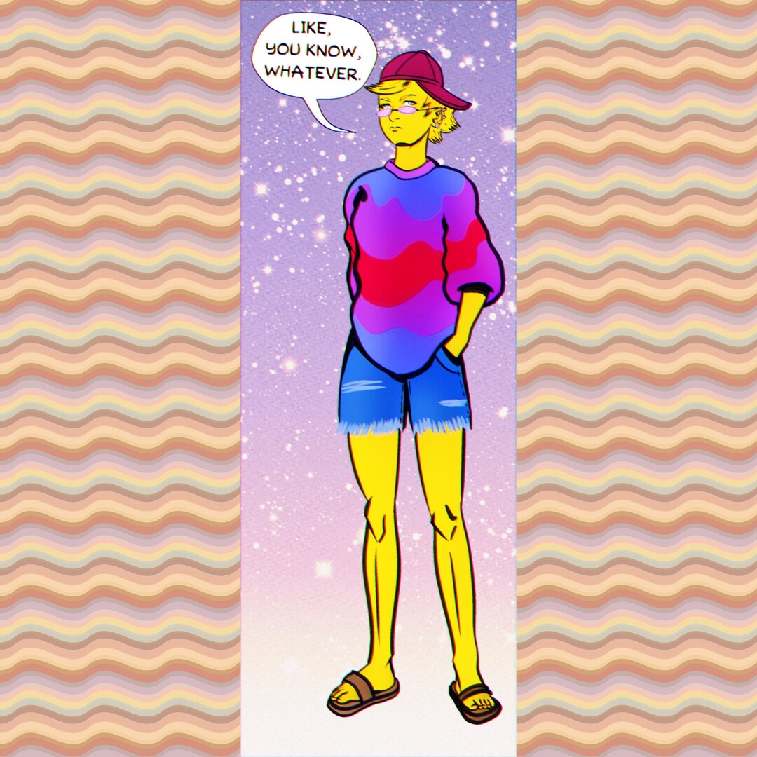 Lisa Simpson the Simpsons Cool 90s Bookmark - Etsy