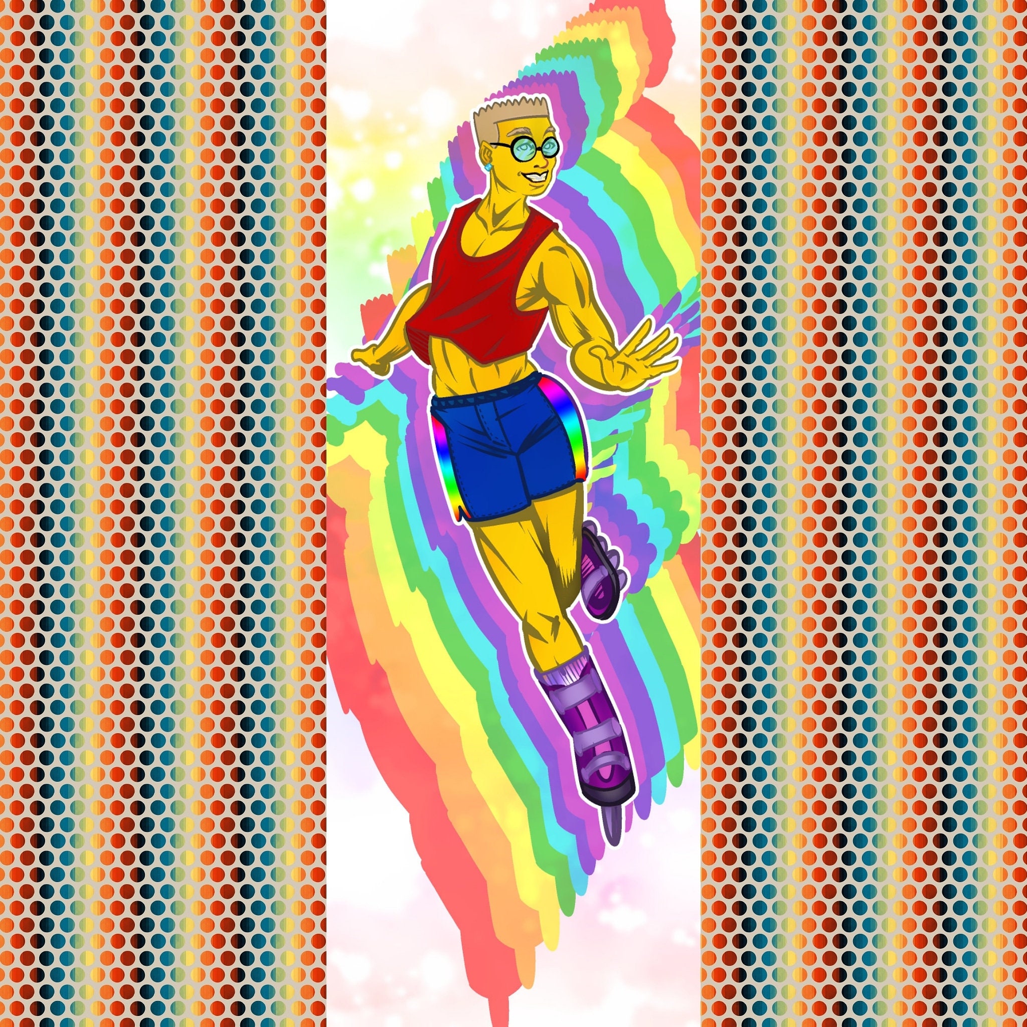 Waylon Smithers Simpsons Pride Bookmark - Etsy