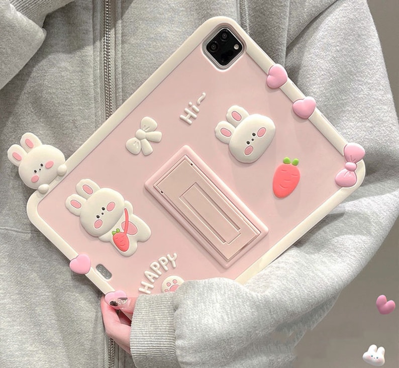 Carrot Bunny Ipad Case Cute Ipad Air Case Kawaii Ipad Pro - Etsy