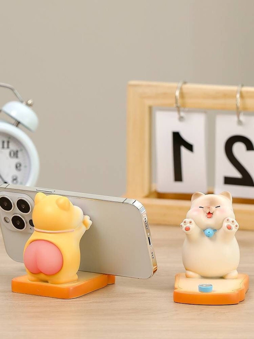 Cute Cats Phone Stand, Desktop Cell Phone Stand, Mobile Phone Holder ...