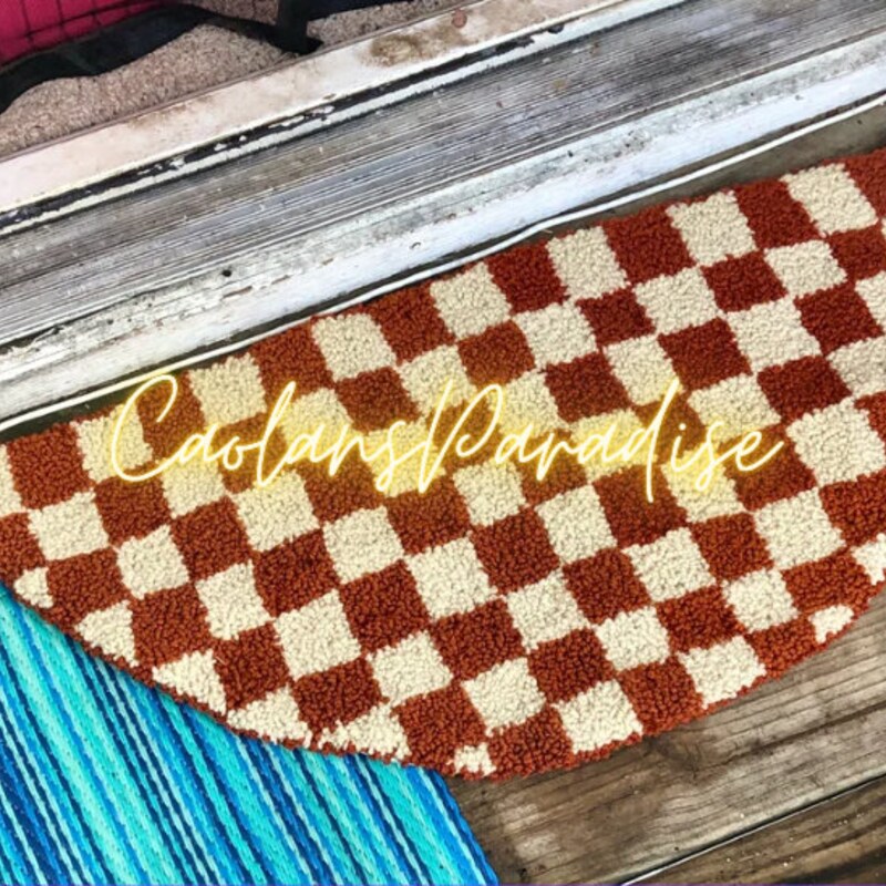 Checkerboard Rug - Etsy