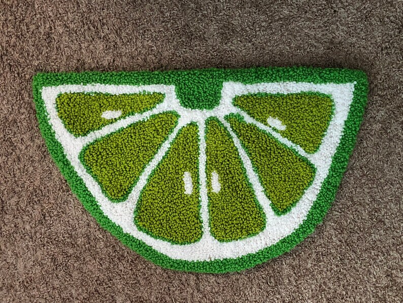 Handmade Lemon Lime Rug - Etsy