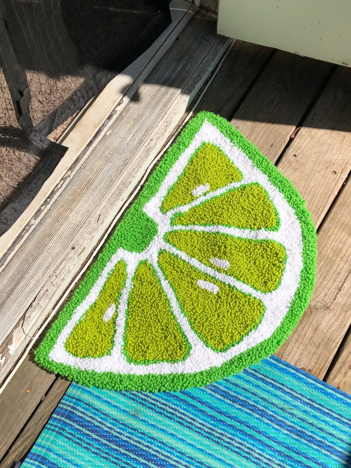Handmade Lemon Lime Rug - Etsy