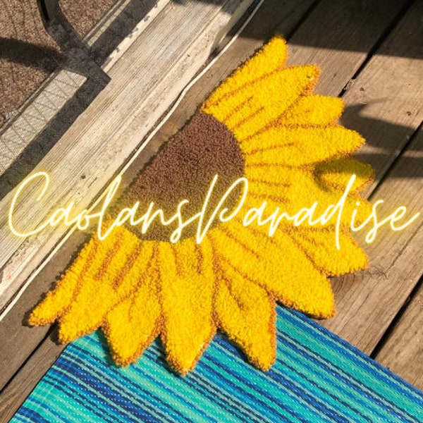 Sunflower Rug - Etsy