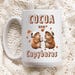 Cocoa and Capybaras-capybara T-shirt Design-capybara Png-fall T-shirt ...