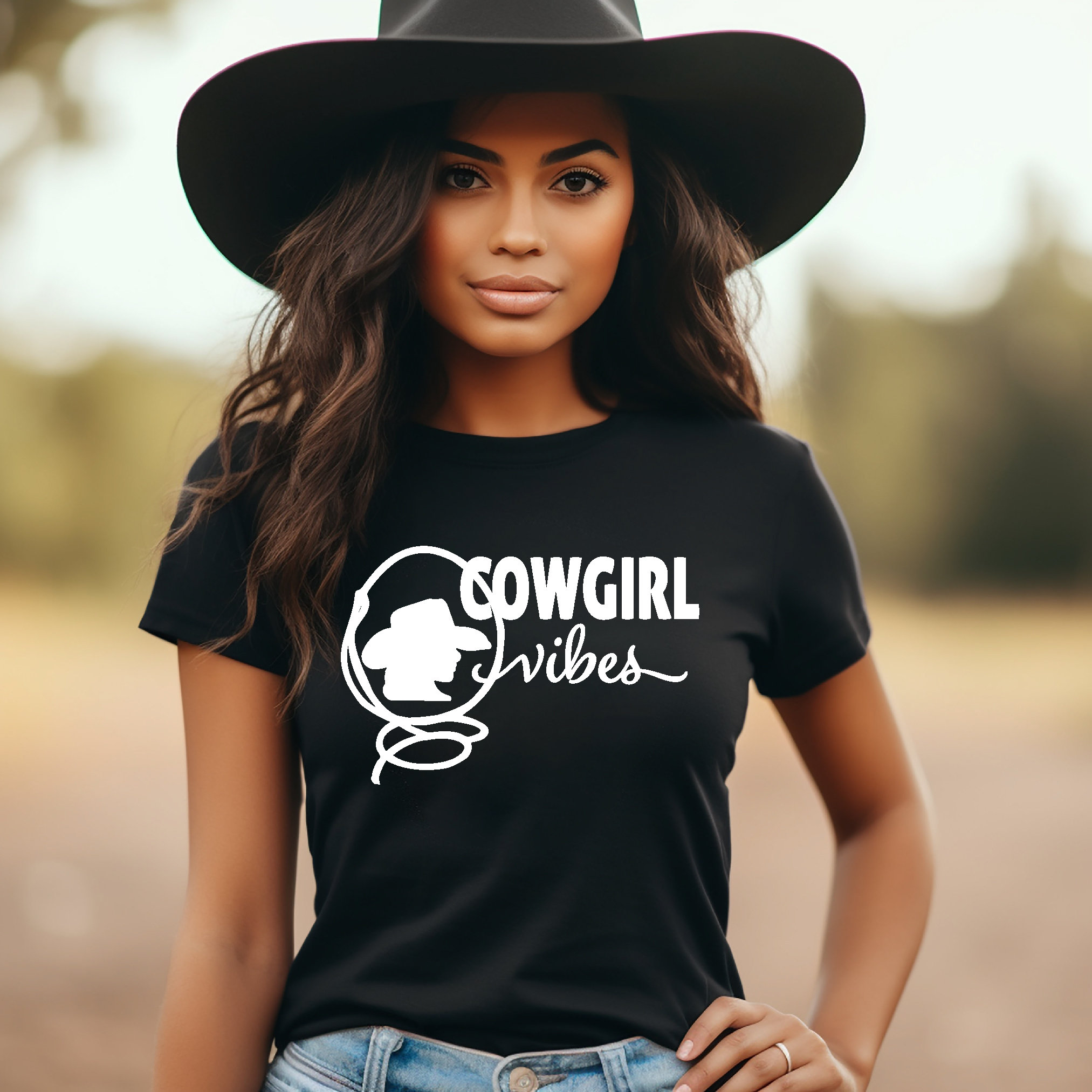 Cowgirl Vibes T-shirt Graphic Design, Cowgirl Vibes PNG, Western ...