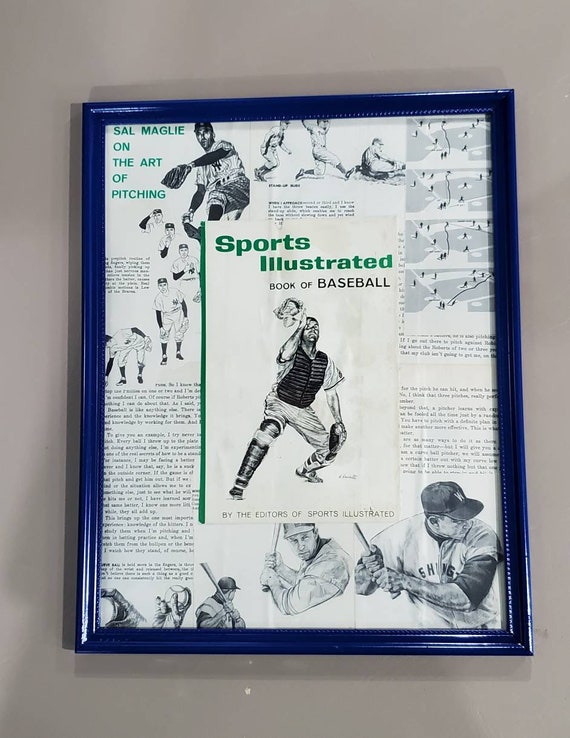 The Sports Illustrated Book of Baseball Vintage Book Cover - Etsy