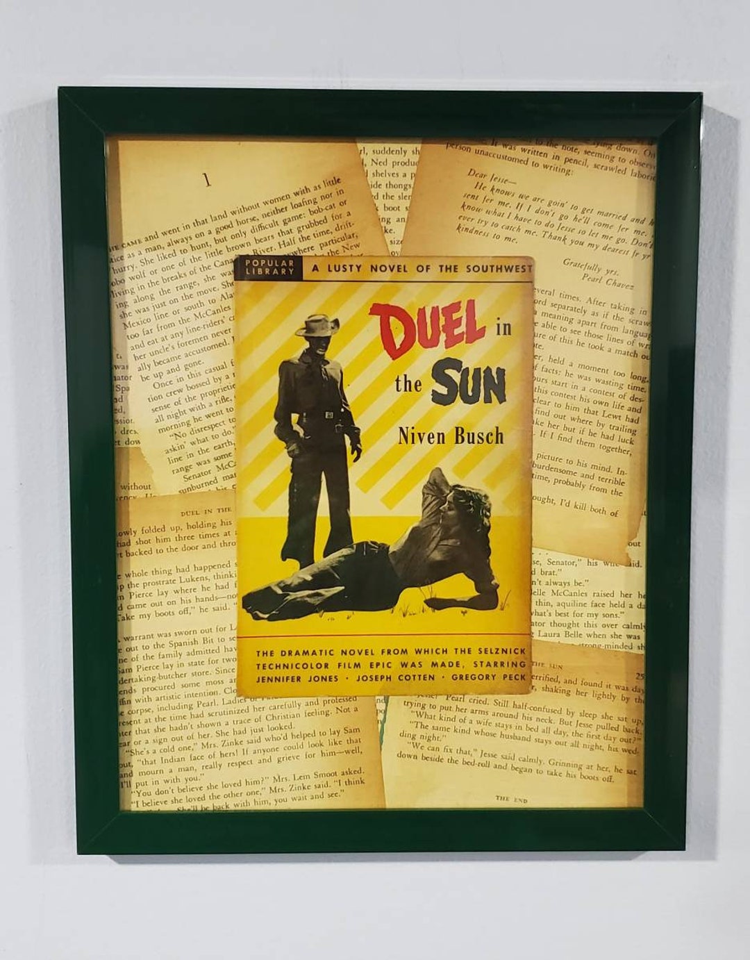 Niven Busch - Duel in the Sun - Vintage Paperback Book Cover Collage ...