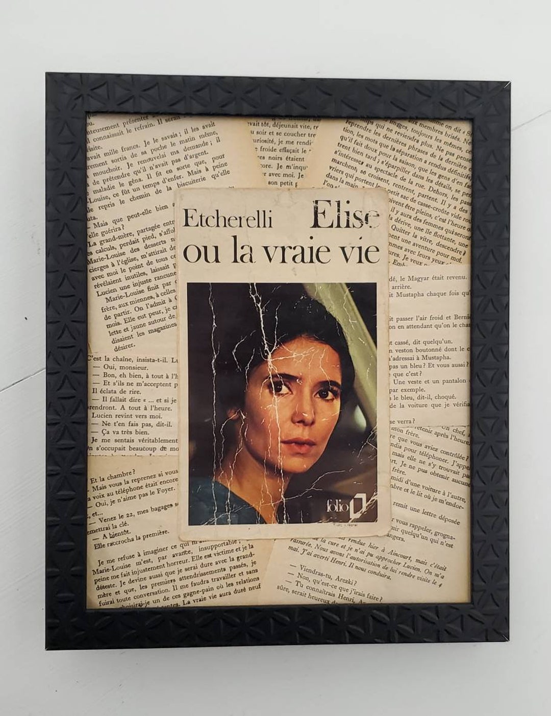 Claire Etcherelli Elise, Ou La Vraie Vie Vintage Paperback Book Cover ...