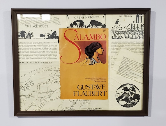 Gustave Flaubert Salambo Vintage Paperback Book Cover - Etsy