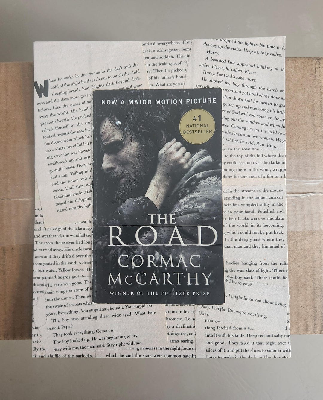 The Road - Cormac Mccarthy - Vintage Paperback Book Cover Collage Art ...
